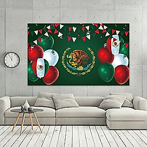 Mexican Independence Day Backdrop for Photography Viva Mexico Banner Mexico Independence Day Decor Mexican Fiesta Party Decorations and Supplies