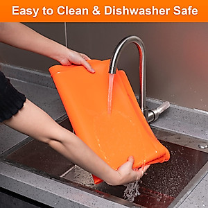 Silicone Griddle Mat for Blackstone 36 Inch Griddle, Heavy Duty Silicone Protective Mat Cover Thicker Griddle Mats Protect Your Griddle from Dirt & Rust