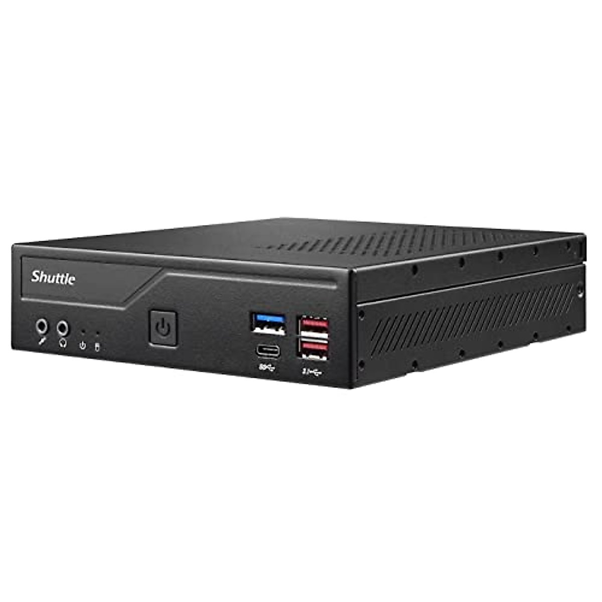 Shuttle XPC Slim DH470C Mini Barebone PC Intel H470 Support 65W Cometlake-s LGA1200 CPU No Ram No HDD/SSD No CPU No OS (Vesa Mount Included) ,Black