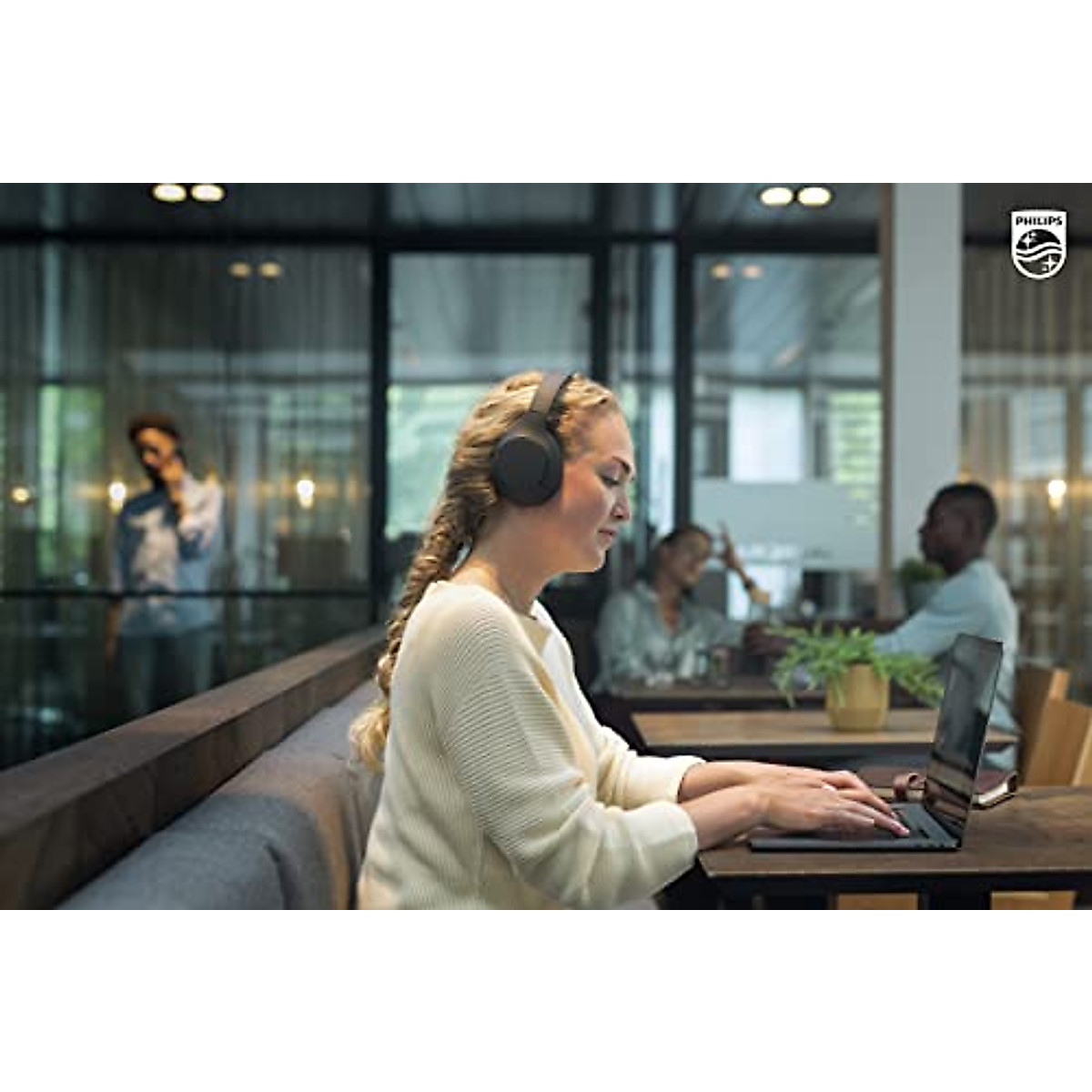 Philips H8506 Over-Ear Wireless Headphones with Noise Canceling Pro (ANC) and Multipoint Bluetooth Connection, 60 Hours Playtime, (TAH8506BK/00)