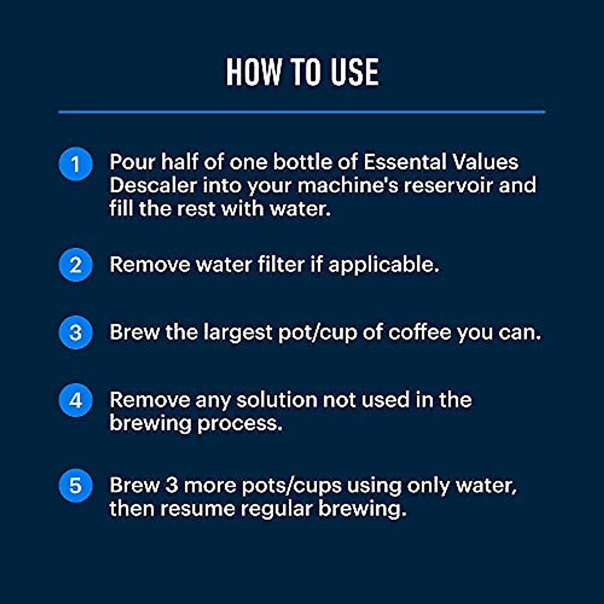 Universal Descaling Solution 2 Pack, (2 x 236ml / 4 Uses Total), Compatible with Breville, L'OR, Sage, Nespresso, Delonghi Single Use Coffee & Espresso Machines, Coffee Machine Descaler
