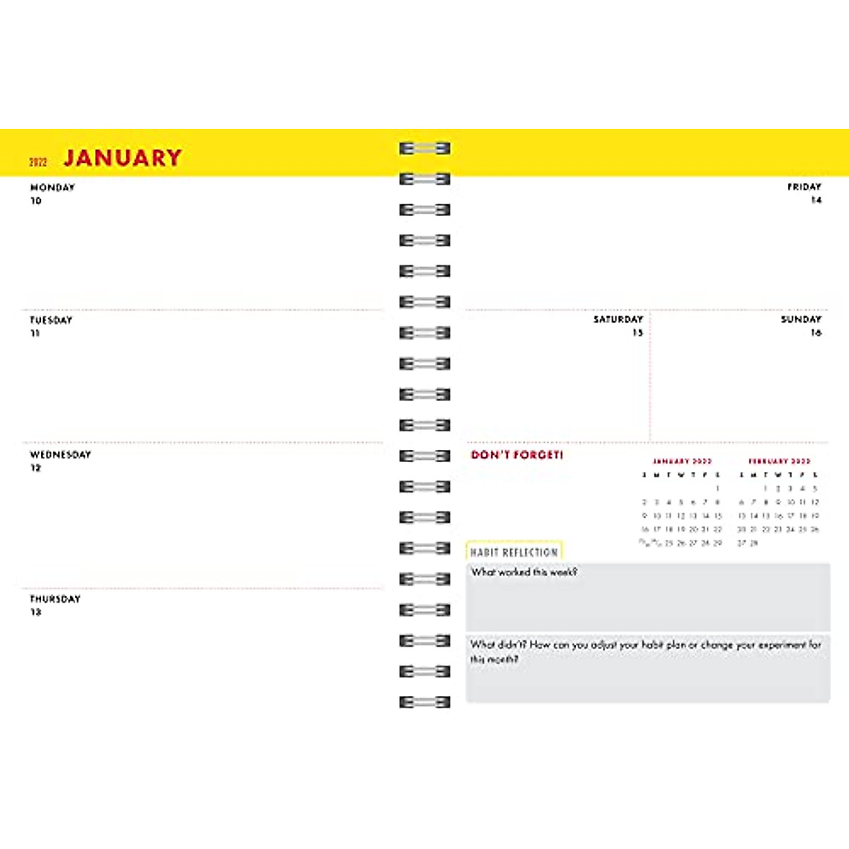 2022 Power of Habit Planner: A 12-Month Productivity Organizer to Master Your Habits and Change Your Life (Weekly Motivational Personal Development Planner with Habit Trackers and Stickers)