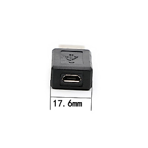 rgzhihuifz 3 Pack USB 2.0 A Male to USB Micro Female Adapter Converter