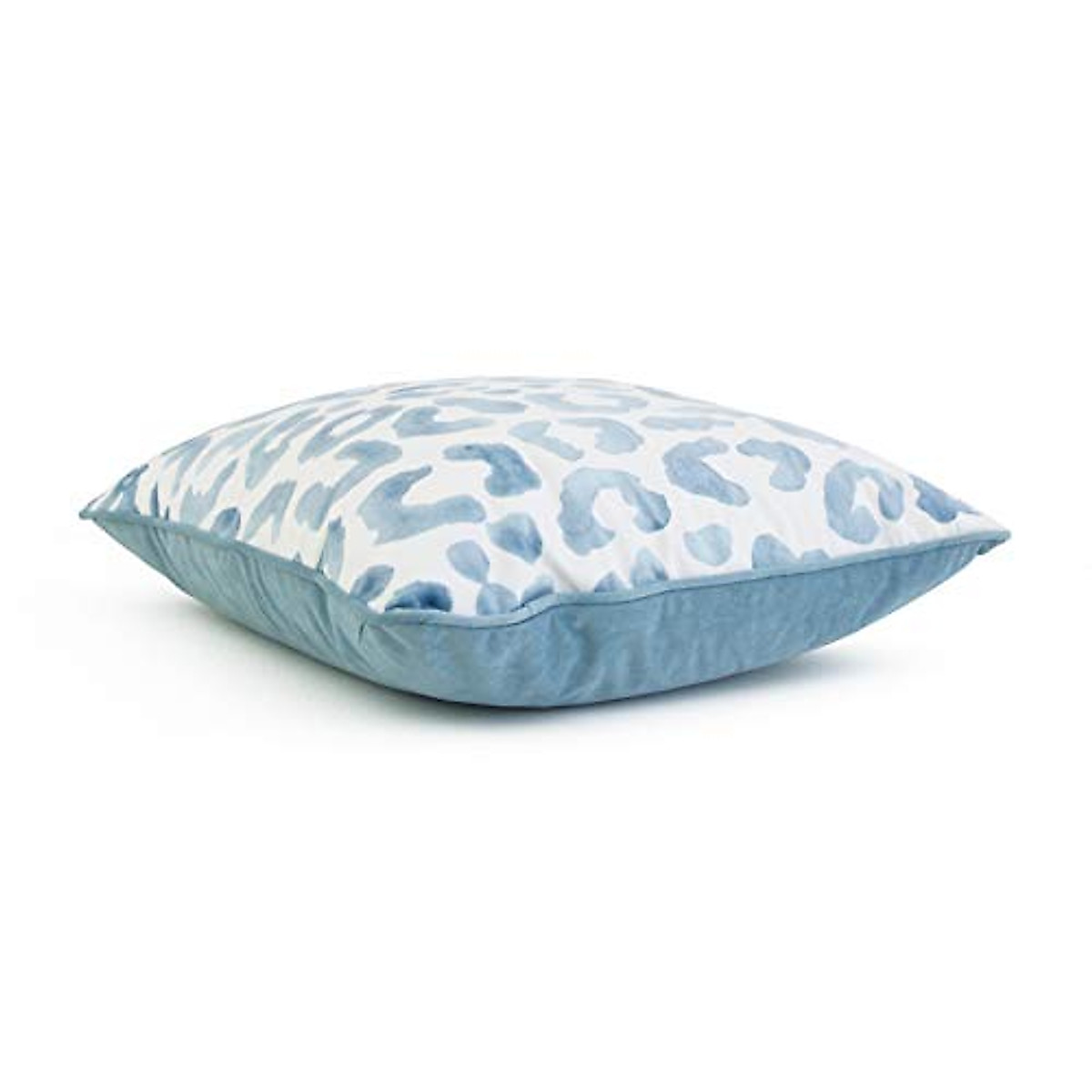 Thro by Marlo Lorenz Miron Cheetah Velvet Throw Pillow, 20" x 20", Teal