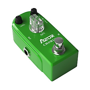 AZOR Chorus Guitar Effect Pedal with Power Adapter Pure Analog with True Bypass AP-309