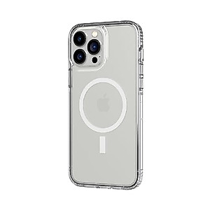 Tech21 Evo Clear Compatible with MagSafe Case for iPhone 13 Pro Max -Transparent Phone Case with 12ft Multi-Drop Protection