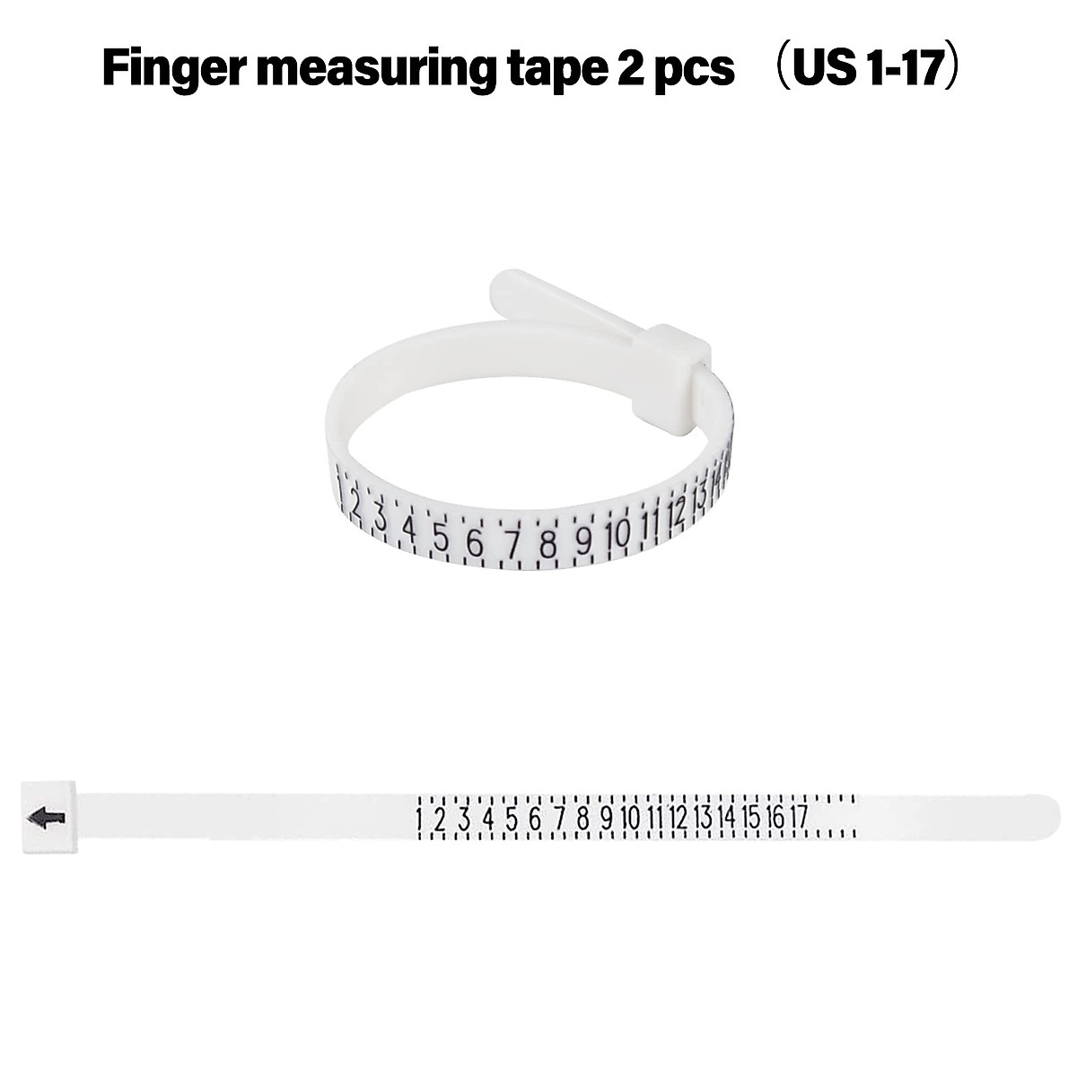 Metal Ring Sizer Measuring Tool Set, US Ring Mandrel for Ring Making and Finger Measuring, Three Ways to Quickly Find The Right Size (4PCS)