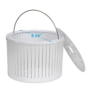 Portable washing machine, Mini Washer,9L upgraded large capacity foldable Washer. Deep cleaning of underwear, baby clothes and other small clothes.Suitable for apartments, dormitories, hotels