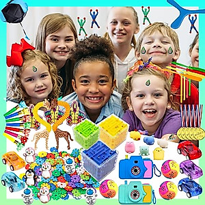 1040PCS Party Favors for Kids Goodie Bags 8-12 Fidget Toys Pack, Treasure Box Toys for Classroom,Treasure Chest for Kids Prizes,Stocking Stuffers,Birthday Gift Bulk Toys for Boys and Girls 4-8