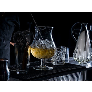 18" Cocktail Mixing Glass Bar Spoon - Long Handle Stainless Steel Drink Pitcher Mixer to Chill and Mix Stirred Drinks - 1 Spoon