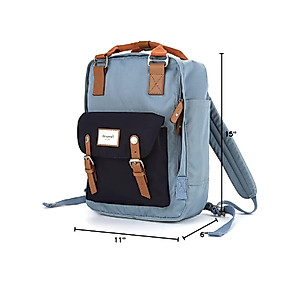 himawari Backpack/Waterproof Backpack 14.9" College Vintage Travel Bag for Women，14inch Laptop for Student (HIM-75#)