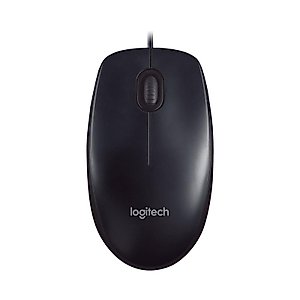 Logitech Wired Mouse M90 Black USB
