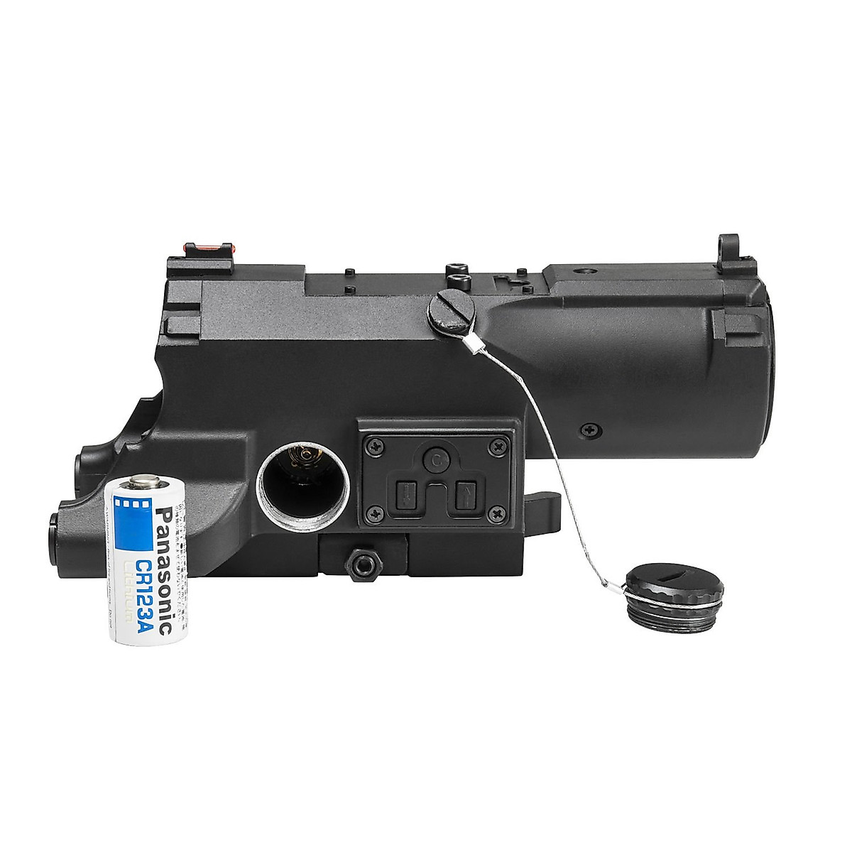 Vism Eco Mod3 4X Magnification 34mm Scope, Black