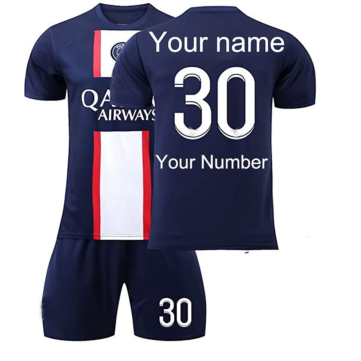 Custom Soccer Jersey for Men, Personalized Name Number Jersey Soccer Shirt and Short for Men-(S-6XL)