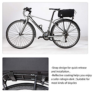 ArcEnCiel Bike Trunk Bag Bicycle Panniers Water-Resistant Rack Rear Seat Carrier Pack