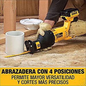 DEWALT 20V MAX Reciprocating Saw, 3,000 Strokes Per Minute, Variable Speed Trigger, Bare Tool Only (DCS380B)