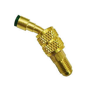 R410A Adapter for Mini Split HVAC System 5/16" Female Quick Couplers x 1/4" Male Flare,Pack of 2