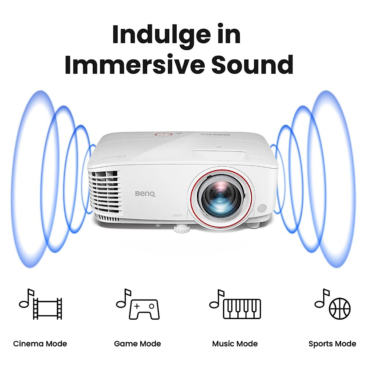 BenQ TH671ST 1080p Short Throw Gaming Projector | Gaming Mode for Intense Low Input Lag Action | 3000 Lumens for Lights On Entertainment | 3 Year Industry Leading Warranty