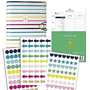 AT-A-GLANCE 2023 Monthly Refill, Simplified by Emily Ley, 5-1/2" x 8-1/2", Desk Size, Monthly Tabs (EL100-4211)