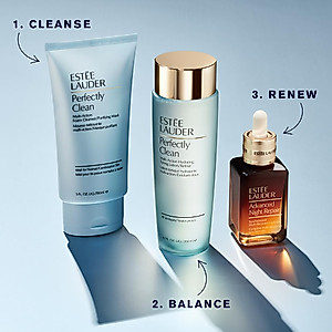 Estée Lauder Perfectly Clean Multi-Action Foaming Face Cleanser/Purifying Face Mask, 5.0 fl oz