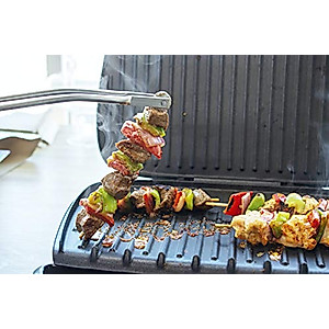 BBQ Butler Stainless Steel Hot Dog Tongs - Frank Flipper - Long Cooking Tongs - Grill Tongs - Grilling Tools - Grill Accessories - Easily Flip Food - Sausages/Brats/Kebabs/Hot Dogs