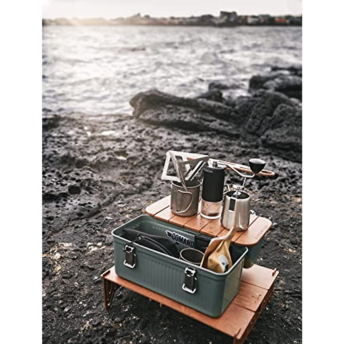 COFFNIC Stanley Lunch Box Handmade Wood Table Top(9.4L)