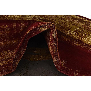 Unique Loom Barista Collection Area Rug - Kouillou (7' 10" x 10' Rectangle, Multi/ Brown)