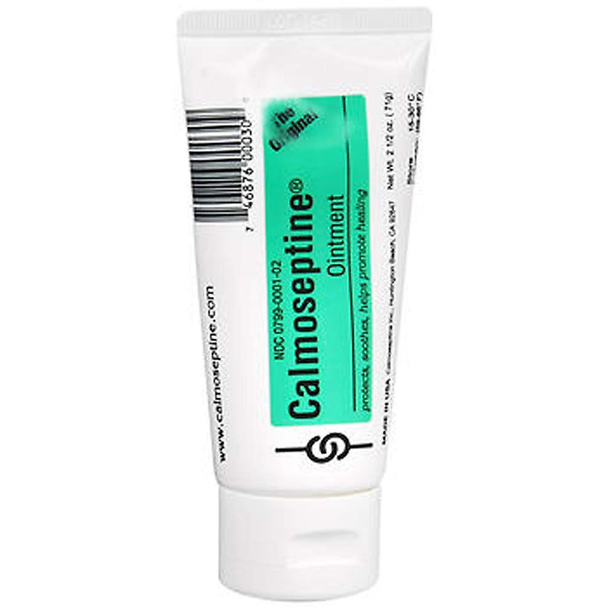 Calmoseptine Calmoseptine Diaper Rash Ointment Tube, 2.5 oz (Pack of 2)