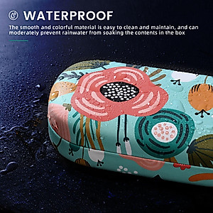 molshine Hard Shell Sunglasses Case,Classic Large Glasses Case for Women Men,Sunglass Eyeglasses (Green)