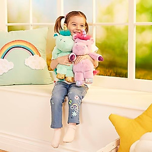 B. toys- B. softies- 12" Plush Blue Unicorn- Stuffed Animal – Soft Unicorn Toy – Washable Toys for Baby, Toddler, Kids- Happy Hues- Sweet Sky-0 Months +