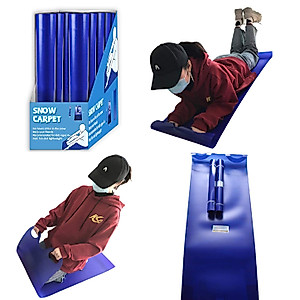 Topwon Winter Snow Sled for Kids and Adults, High Speed Snow Sledding Equipment