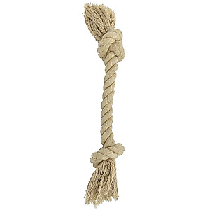 Natural Hemp & Cotton Dog Rope Toy - USA Made, Durable and Fun