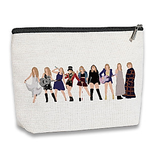 Music Lover Gifts for Women, Album Inspired Gift, Song Lovers Gift, Makeup Bag Gifts for Mom Daughter Sister Friend BFF Girls, Singer's Merchandise, Travel Toiletry Makeup Organizer Zipper Pouch