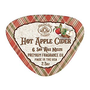 Way Out West Candles Scented Wax Melts for Wax Warmers - Highly Fragrant Air Freshener - 4 Pack Assorted Set of 6 Melt Cubes - Made in USA (4, Hot Apple Cider & Winterberry Pine)