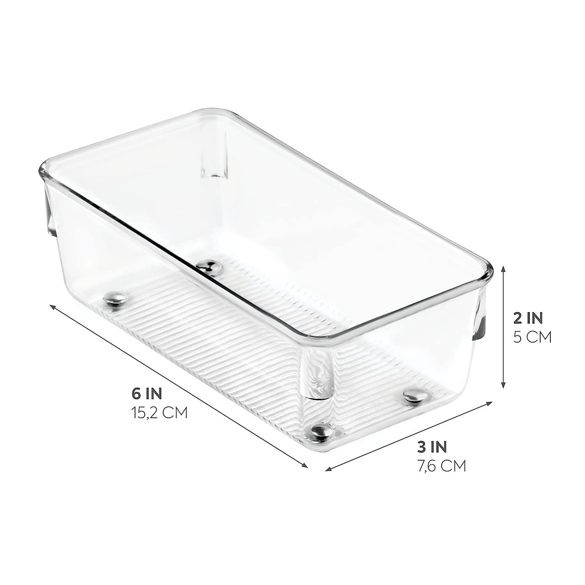 Linus 3.2" x 6.4" x 2" Drawer Organizer