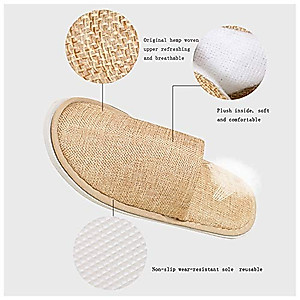 UILB 10 Pairs Disposable Home Slippers for Family Spa Guests Hotels Office - Mixed Multi-Color Slippers Home Party, Housewarming (10Pairs)