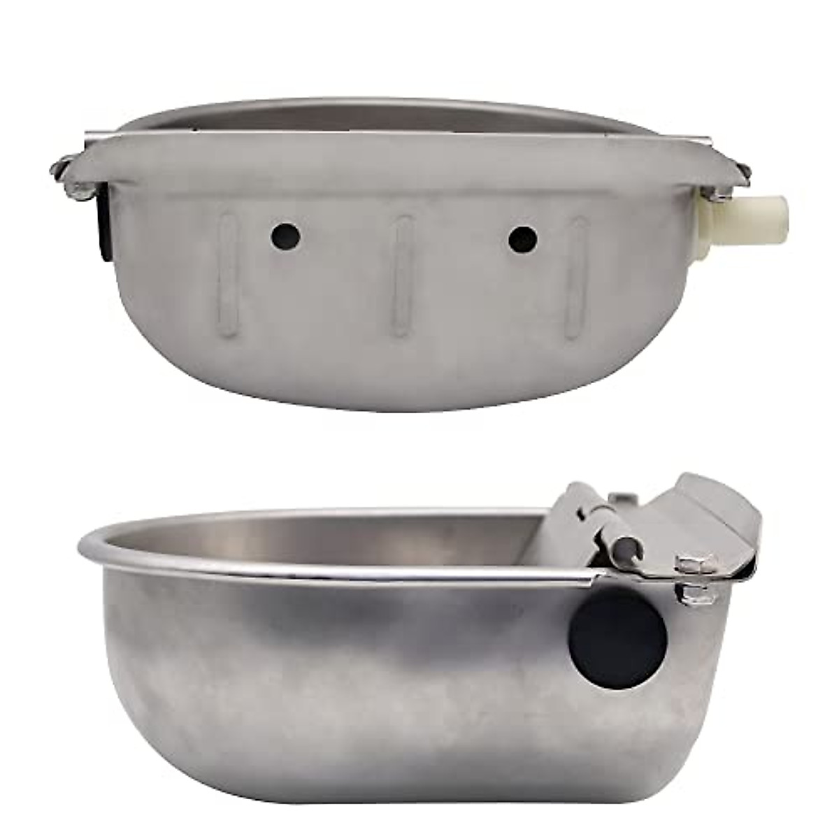 Automatic Dog Feeder Trough Bowl Dispenser Waterer for Pet Dog Horse Cattle Goat Sheep Water Stainless Steel Farm Tool
