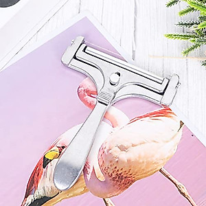UPKOCH Slicer Restaurant Board Utensils With Cutter Wire Bakery Adjustable Shaver Home Cheese Spreaders Multi-functional Tool Held Hand Cutter: Knives Mushrooms Cutters Metal Appetizers Cheese 1pc