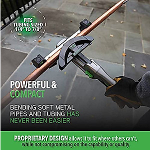 Hilmor 1839032 CBK Compact Bender Kit, 1/4" To 7/8" - HVAC Tools and Equipment for Tube and Pipe Bending, Black