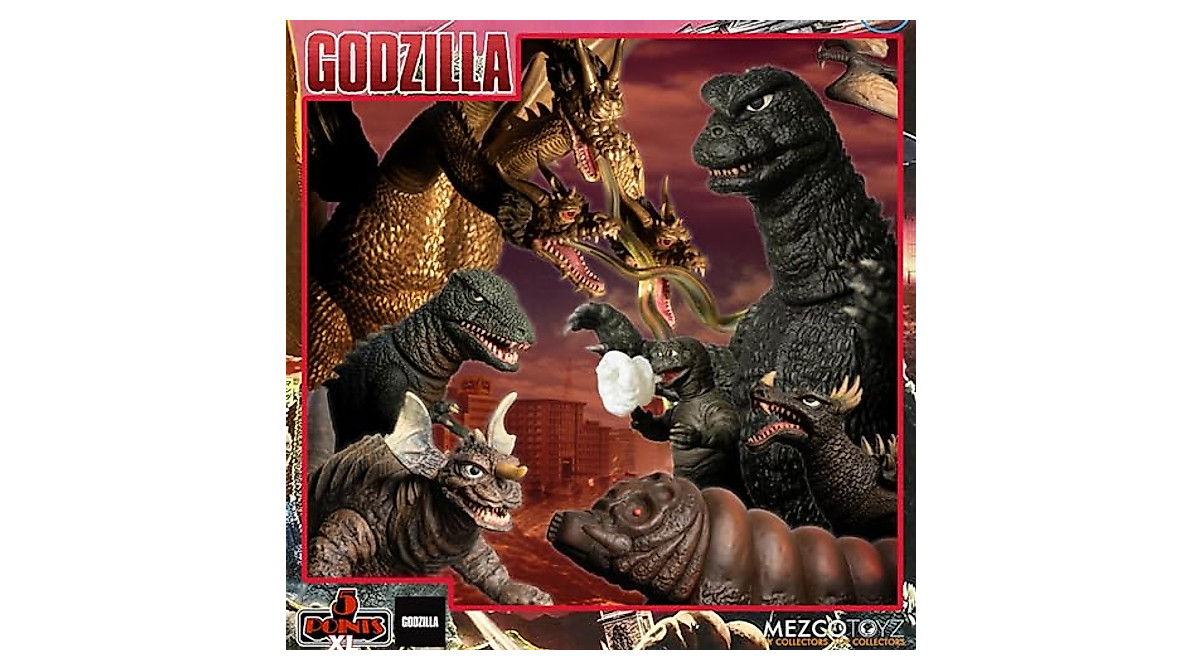 MEZCO TOYS 5 Points XL Godzilla & Monsterland Box Set