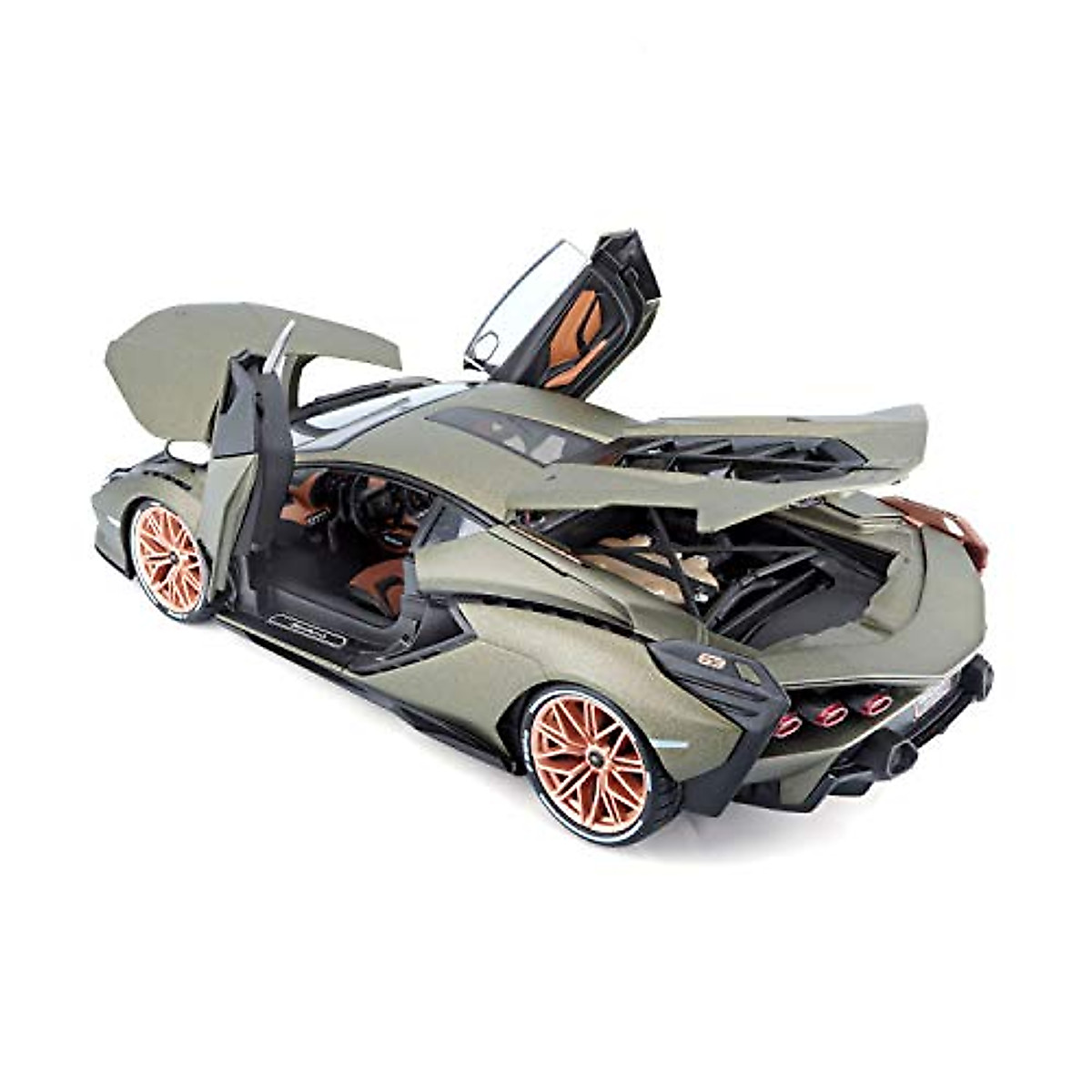 Lamborghini Bburago,Plastic ,1:18 Sián FKP37 - Green