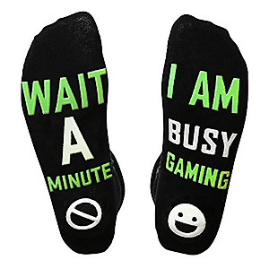 I'm Gaming Socks Novelty Gift Funny Christmas Stocking Stuffers For Game Christmas Gift