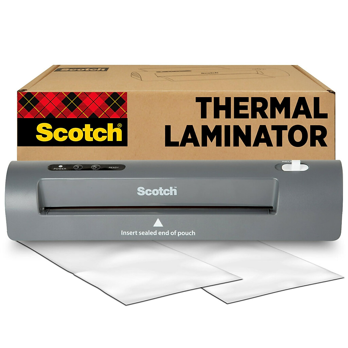 Scotch Thermal Laminator, 2 Roller System for a Professional Finish, Use for Home, Office or School, Suitable for use with Photos (TL901X)