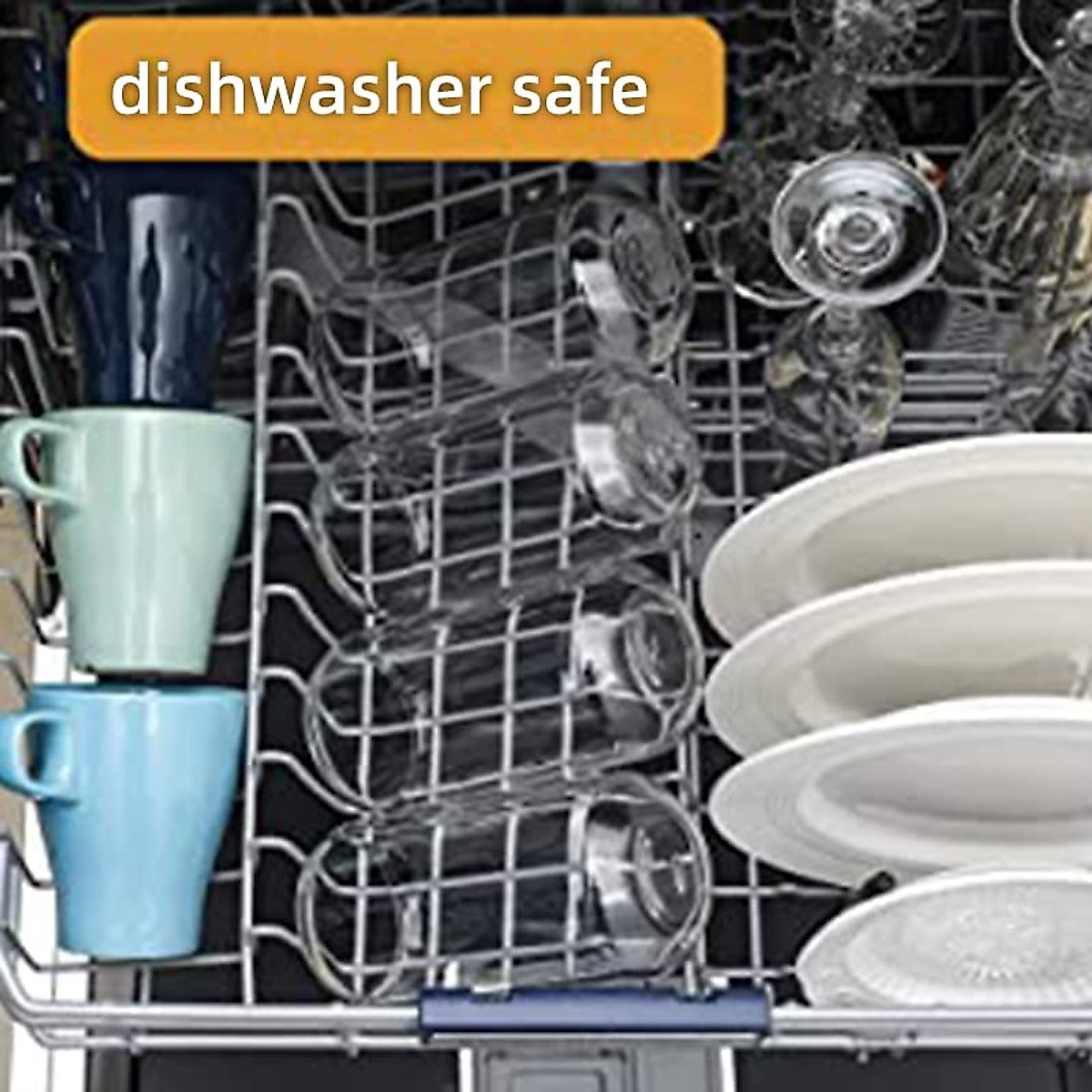 PULIS 16oz Can Shaped Beer Glass Thick bottom glass Holiday Drinking Glass Soda Can Glass Cocktail Glass Coffee Cup DIY Glass with Funny Box