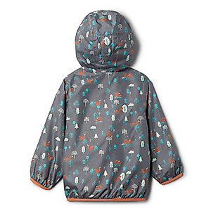Columbia Mini Pixel Grabber™ II Wind Jacket (Toddler) City Grey Vulpine 3 Toddler