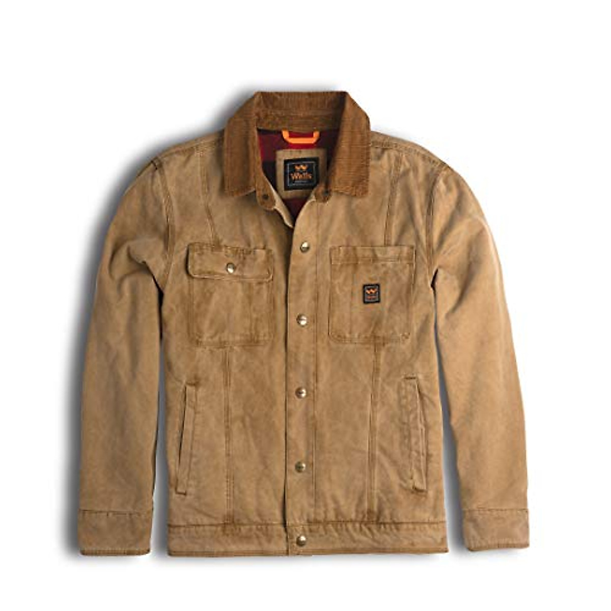 Walls Men's Amarillo Vintage Duck Cotton Twill Jacket, Washed Pecan, X-Large