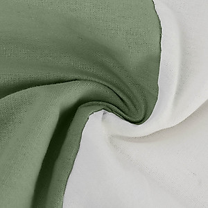 My Orders Men's Pants Elastic Waistband Linen Pants for Men 2023 Casual Loose Drawstring Elastic Waist Cotton Capri Classic Fit Patchwork Beach Capri Army Green XL