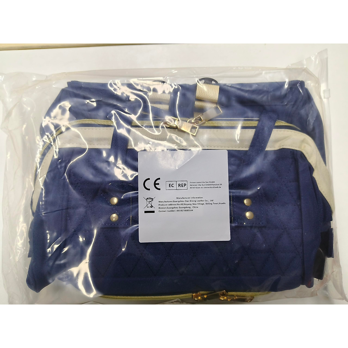 VSNOON Travel Laptop Backpack, 17.3 Inch Business Backpack with USB Charging Port, Water Resistant College School Computer Bag for Women & Men Gift, Work Bag Bookbag Casual Daypack，Blue