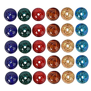 Didiseaon 70pcs Glass Beads Women’s Jewelry Gemstone Beads Beading Kits DIY Craft Beads Loose Beads Jewelry Making Charm Crystal Loose Beads DIY Galss Beads Crystal Round Beads Beaded