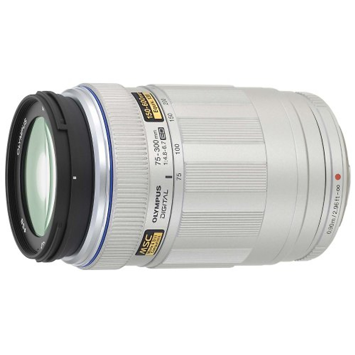 M.ZUIKO DIGITAL ED 75-300mm Silver - International Version (No Warranty)